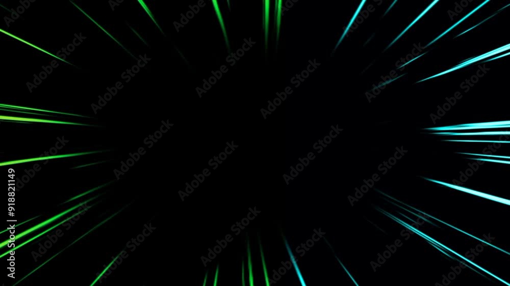 Diagonal Anime Speed lines in Black and White, Radial Comic Light Speed ...