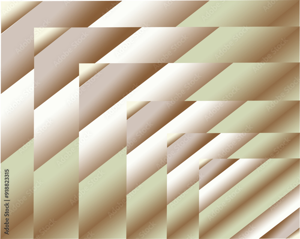 compositions of lines and geometric shapes with colorful gradations as ...