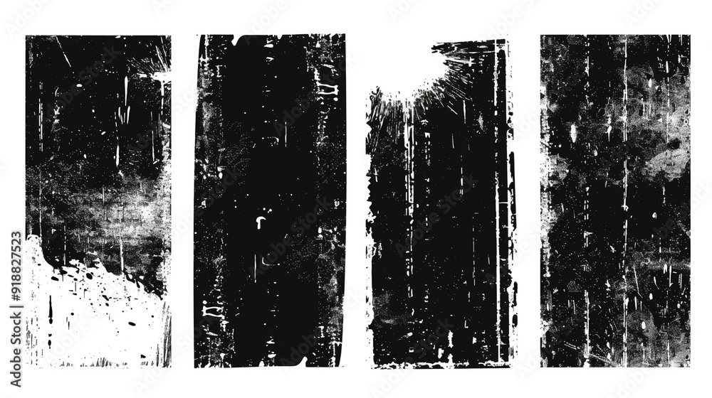 set of dust Realistic overlay of paper texture with uneven edges and ...