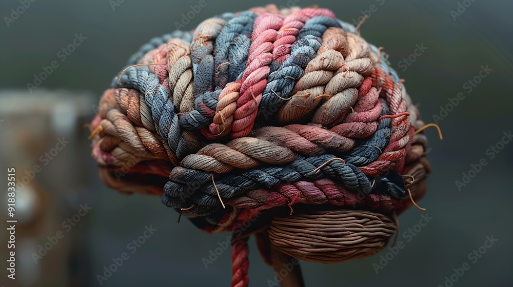 Mental Health Spectrum as a Tangled brain of diverse ropes twisted into ...