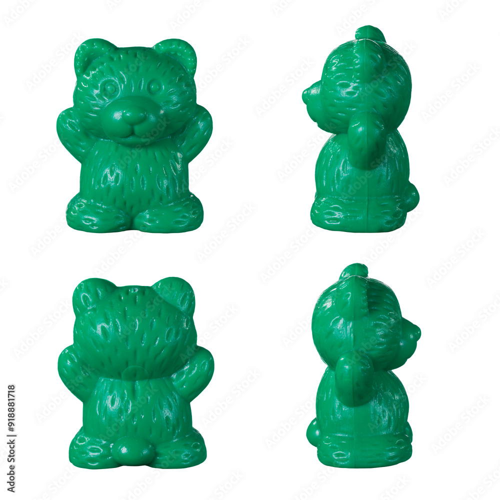 A photograph showing a set of bear counters for teaching math to school ...