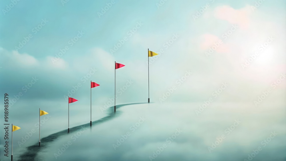 "Professional Growth Pathway" - A background featuring a winding path ...