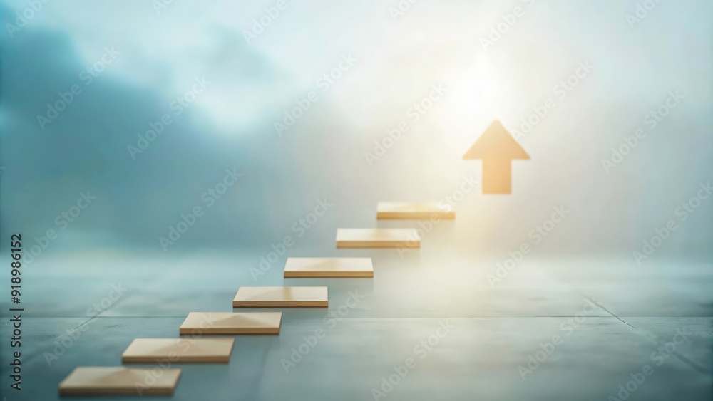 "Success Pathway Illustration" - A background featuring a pathway with ...