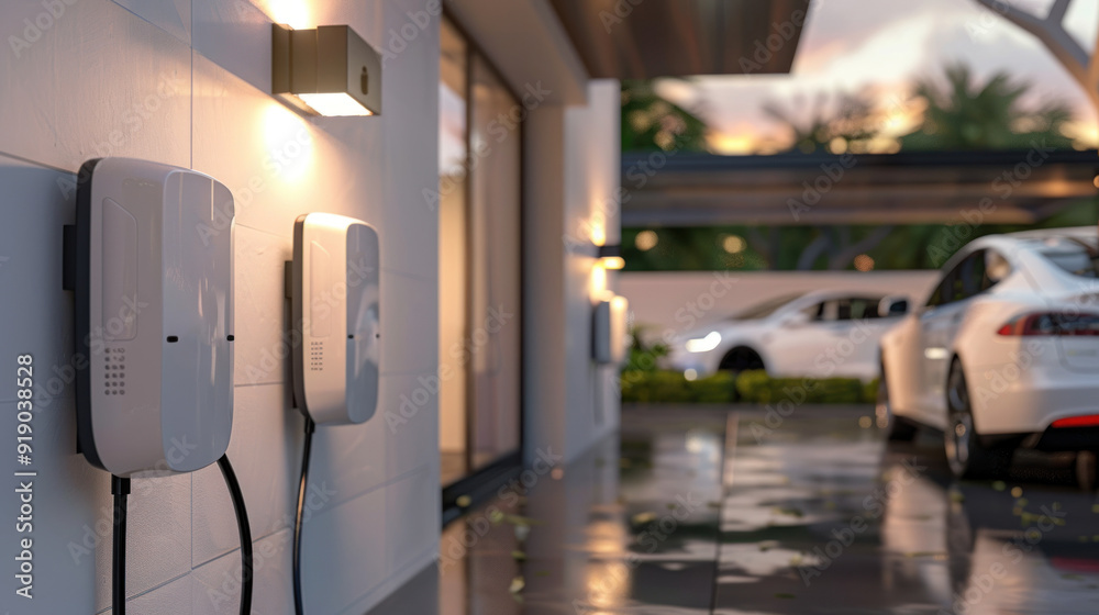 The concept of a home battery packs alternative electric energy storage ...