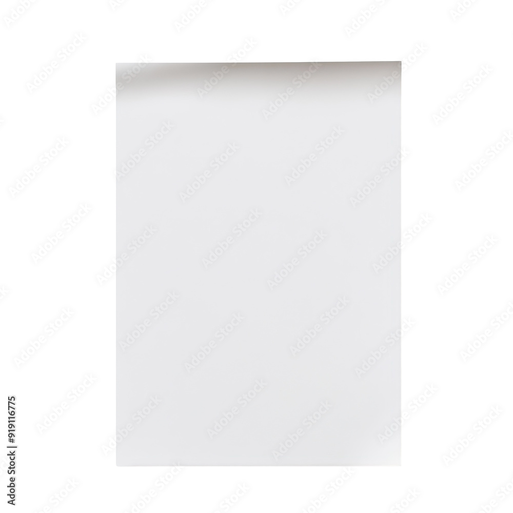A4 Paper Mock-Up, clean white sheet design, minimalist presentation ...