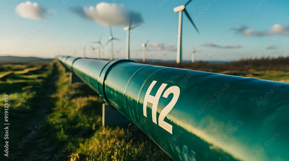 hydrogen pipeline of the energy sector towards ecology, carbon credit ...
