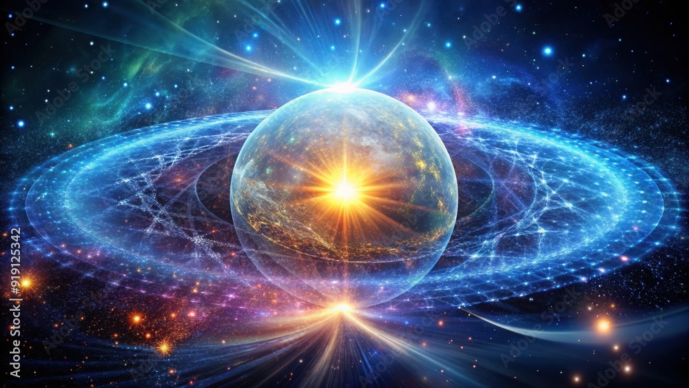 Quantum Universe and Energy Field: Digital Art of Cosmic Structures and ...