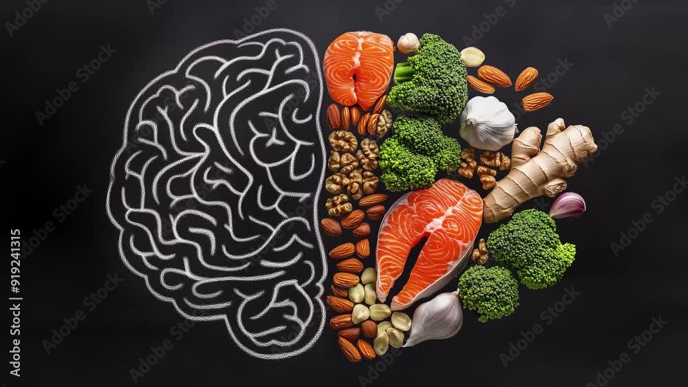 Mindful conscious eating, smart eating diet, healthy food for brain ...