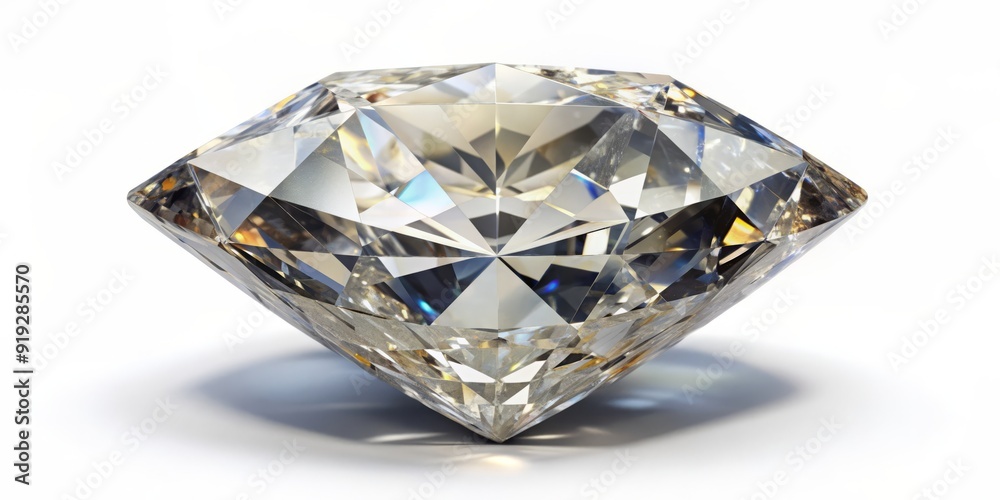 A dull, irregularly shaped, and poorly cut diamond with inclusions and ...
