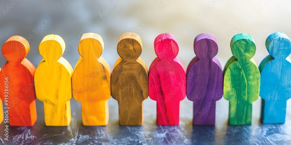 Diversity and inclusion, equal opportunities, diverse team, respect and ...