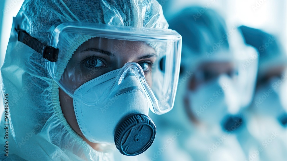 Generate a photo realistic image of workers receiving training on ...