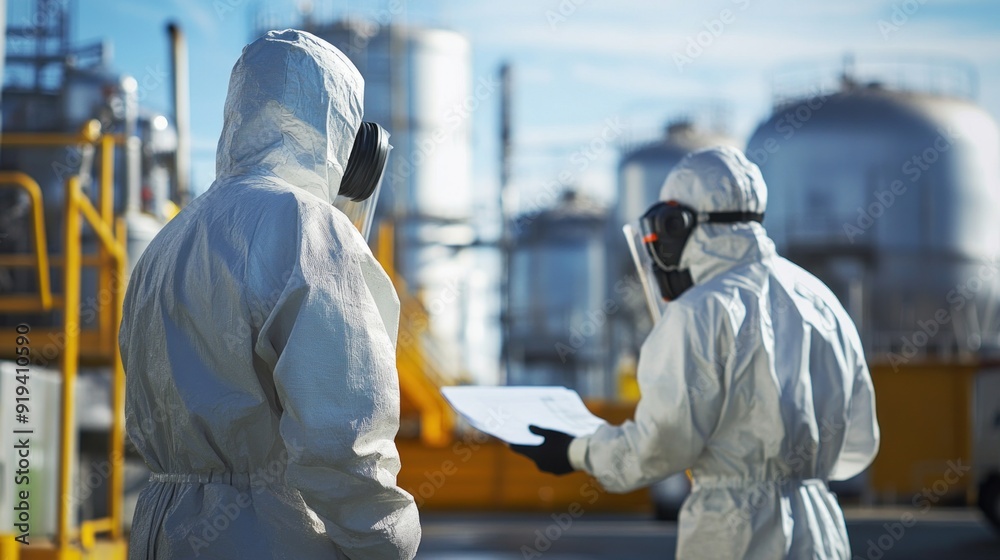 Generate a photo realistic image of workers receiving training on ...