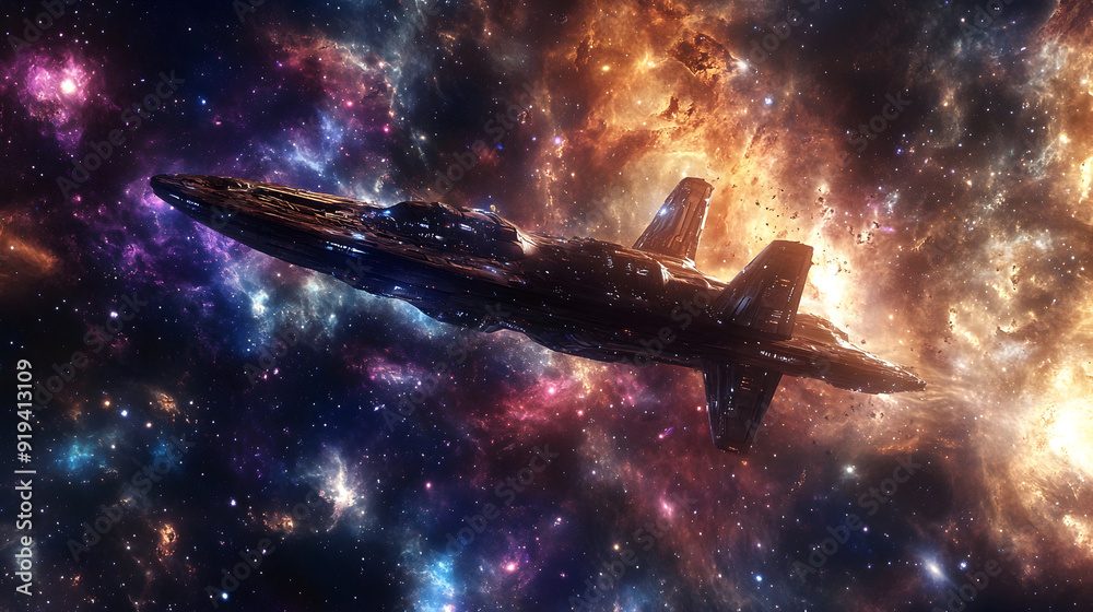 Deep Space Exploration: The Final Frontier - A depiction of advanced ...