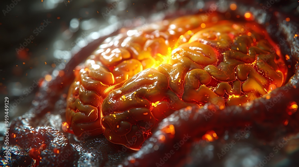 Gross anatomy of human gallbladder highlighting its position and ...