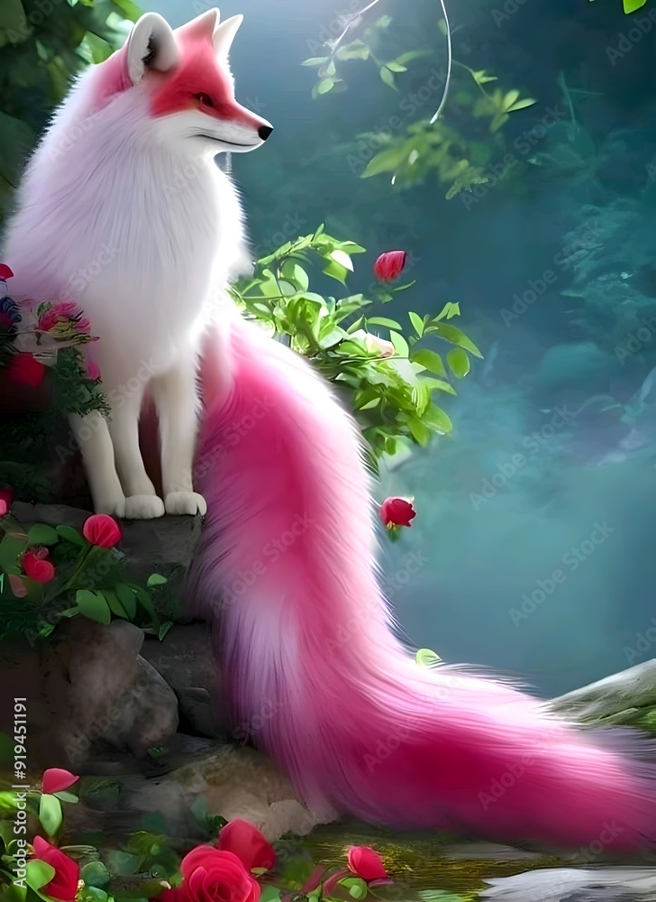fox, kitsune, wild animal, japanese mythology, nine tailed fox, animal ...