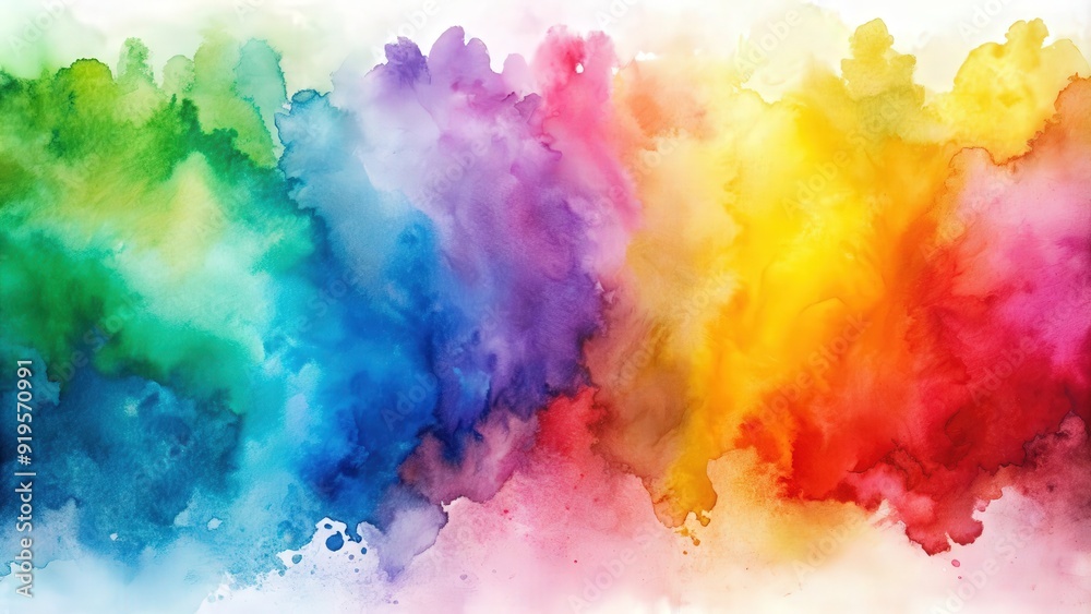 Watercolor swash backgrounds in various colors and textures, watercolor ...