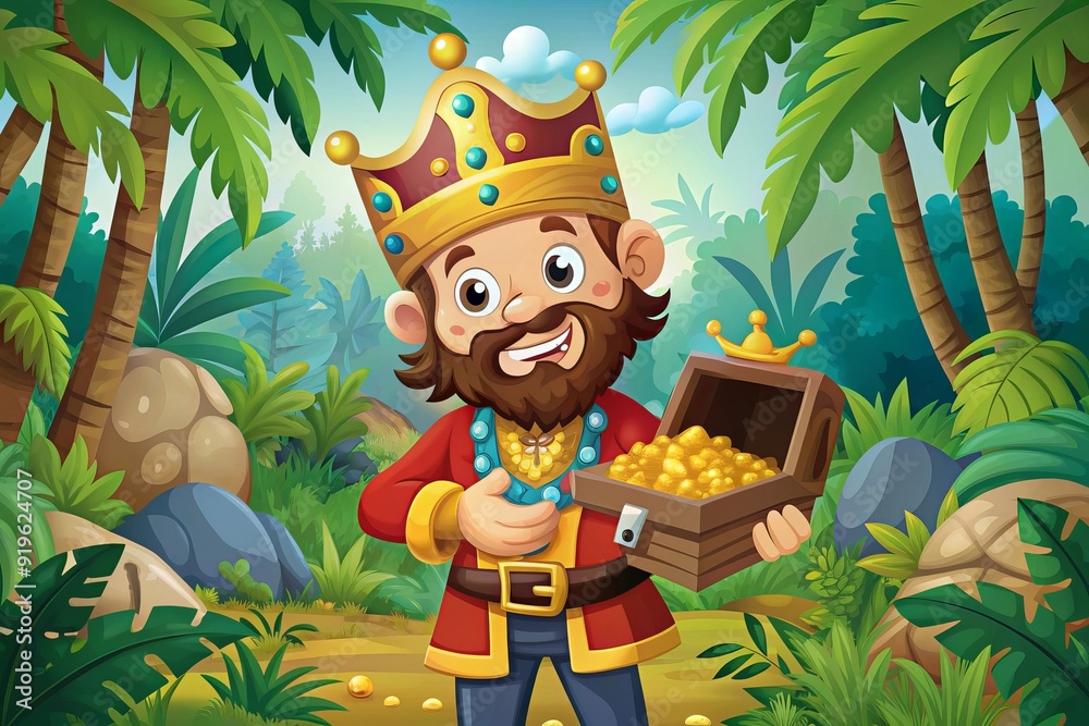 Colorful Pirate Character in Cartoon Style Fun and Playful Pirate ...