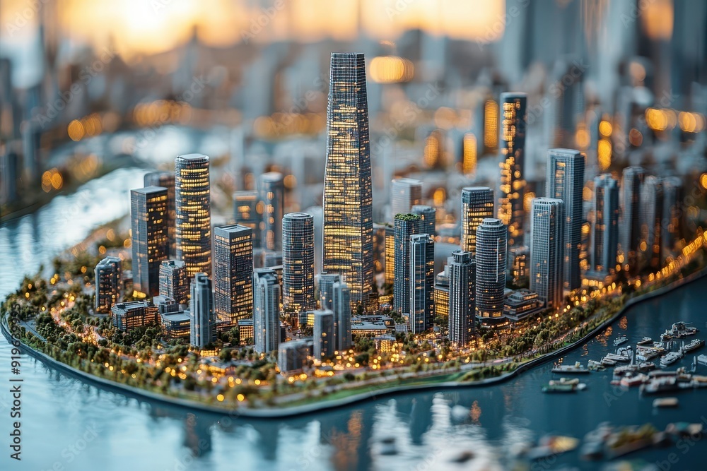 architects and developers collaborate on intricate city model ...