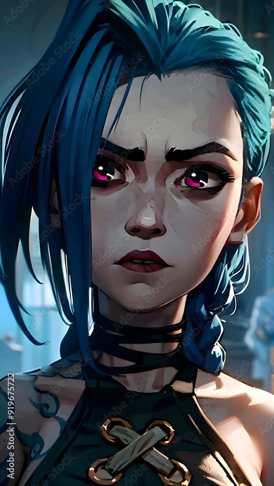 league of legends, jinx, game characters, anime and manga, game ...