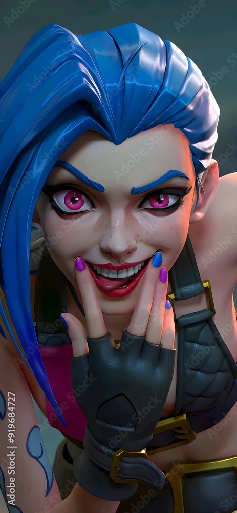 league of legends, jinx, game characters, anime and manga, game ...