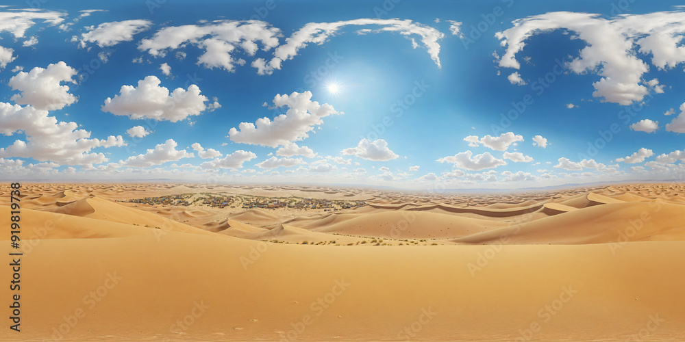 HDRI Anime Desert Landscape Equirectangular Panorama 51 Stock ...