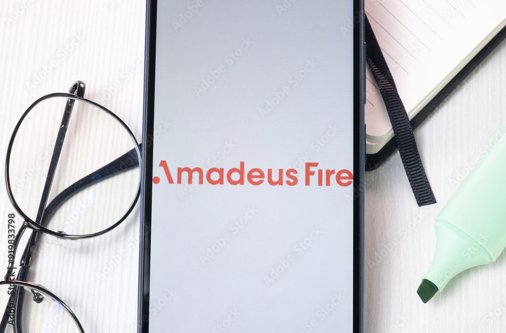New York, USA - 1 August 2024: Amadeus Fire Logo on Phone Screen ...