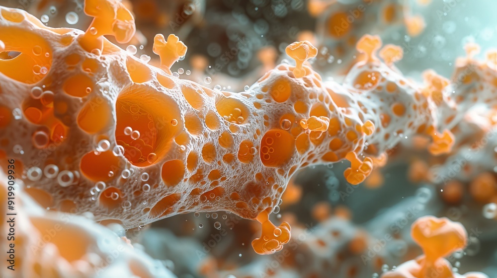 Capture the process of bone resorption, showing how osteoclasts break ...