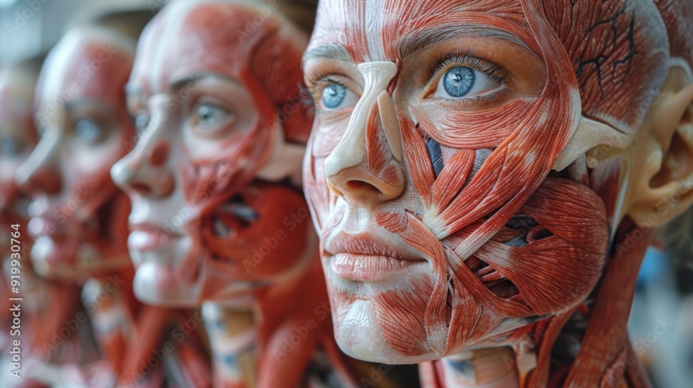 Showcase the role of muscles in facial expression and communication ...