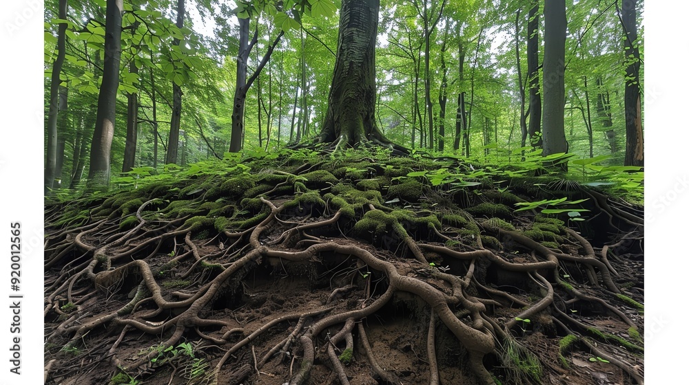 Shelter provided by tree roots supporting the dynamic relationships ...