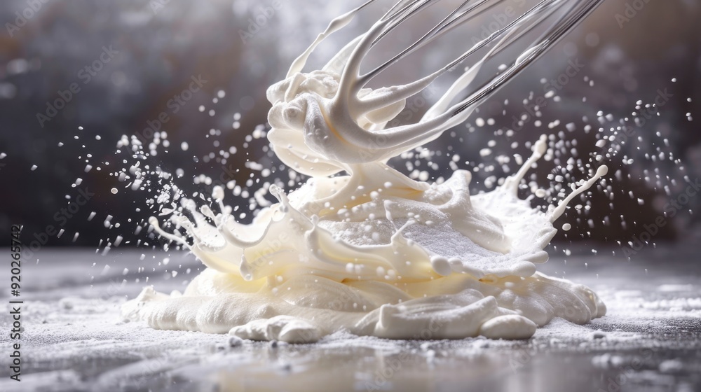 Whisking: Beating ingredients with a whisk to incorporate air, creating ...