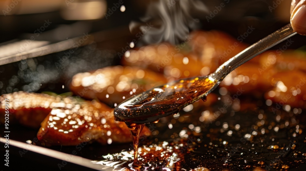 Basting: Applying liquid intermittently to food while cooking to ...