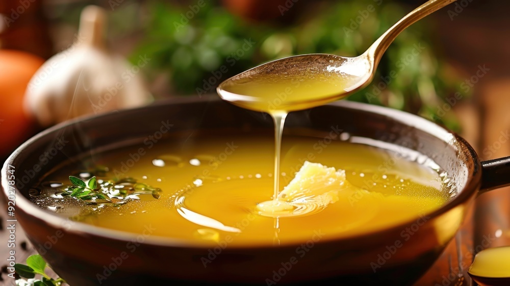 Clarifying: Removing solids and impurities from liquids, like butter or ...