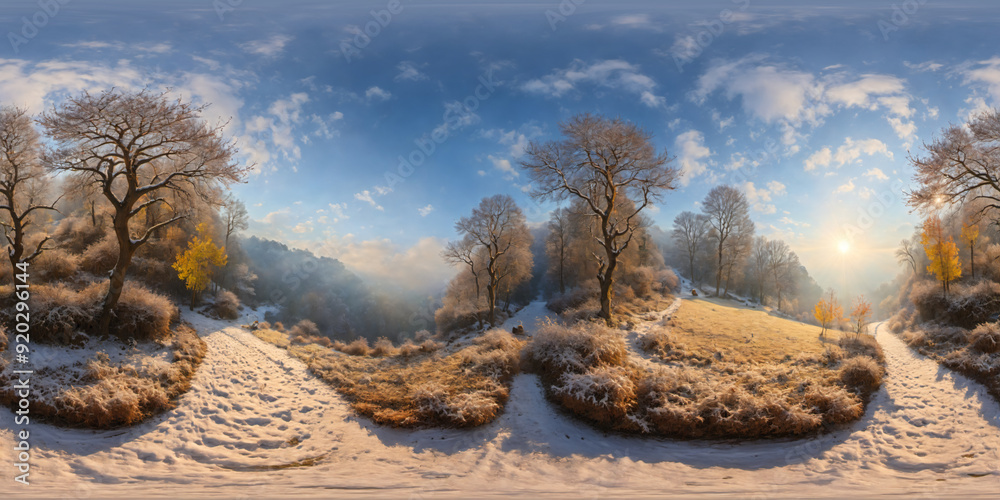 HDRI NL 2 Forest Landscape Equirectangular Panorama 30 Stock ...