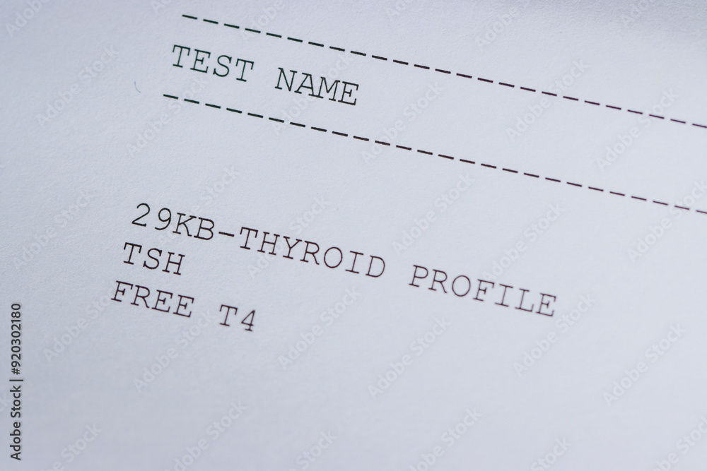 Thyroid profile test, thyroid stimulating hormone, TSH test and ...