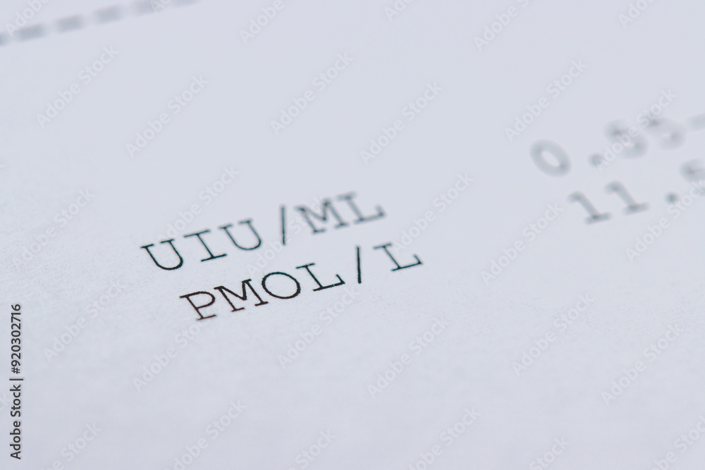 UIU per ML stand for micro-international units per milliliter and PMOL ...
