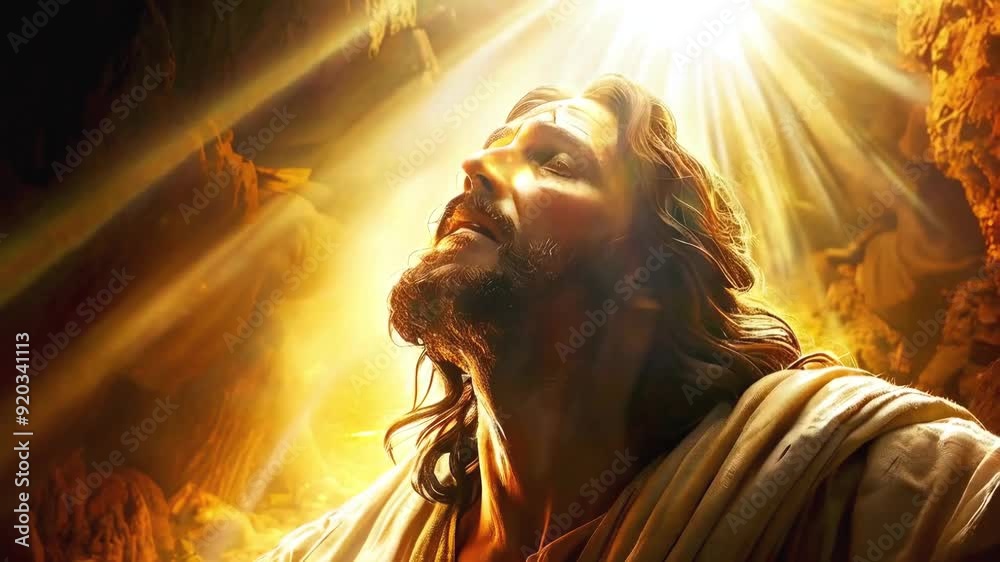 Detailed Artistic Depiction of the Resurrection of Jesus Christ ...