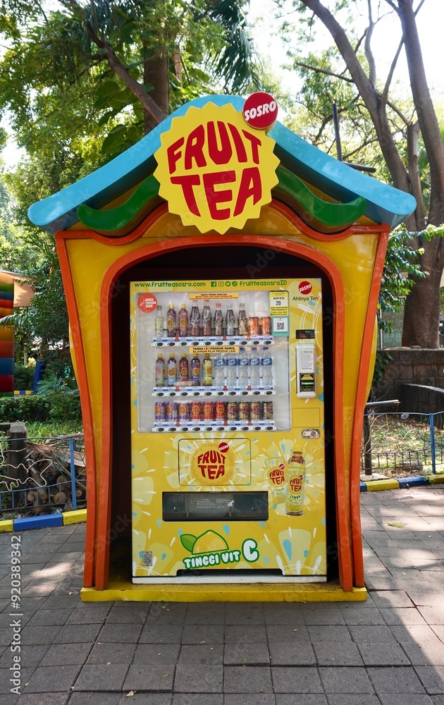 Jakarta, Indonesia - August 9th, 2024 - Fruit tea, teh botol, prima ...