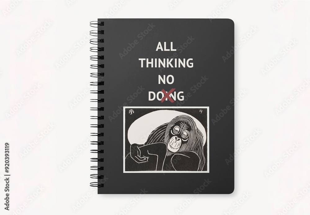 Stationery Flatlay Notebook Cover Mockup With Generative AI Stock ...