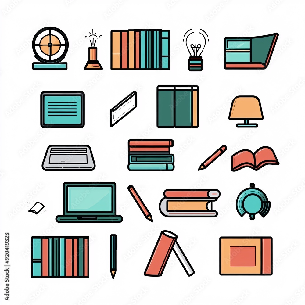 ภาพประกอบสต็อก 240805 25. A simple vector icon illustration depicting ...