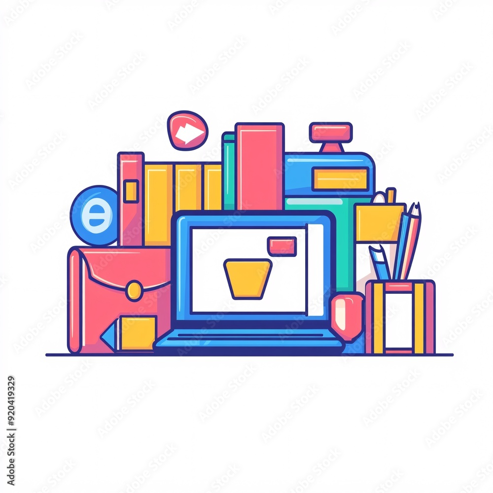 240805 25. A simple vector icon illustration depicting the group of ...