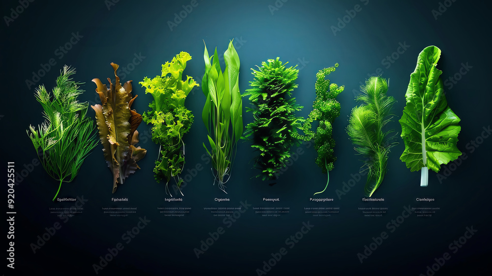 Educational infographic about different types of seaweed and their uses ...