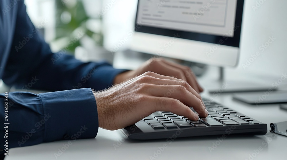 240805 72. A man experiencing discomfort at finger in corporate ...