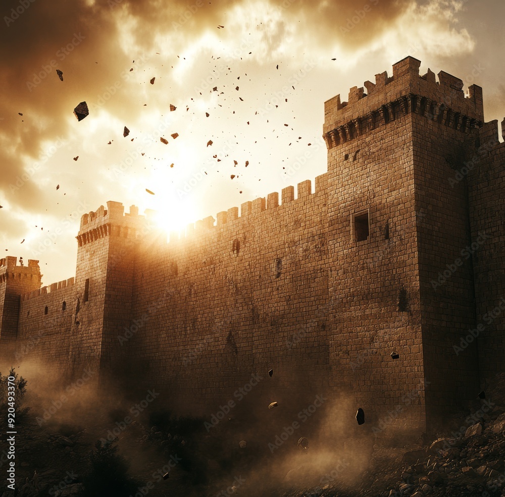 Ancient Jericho's walls collapsed to make way for the new city ...