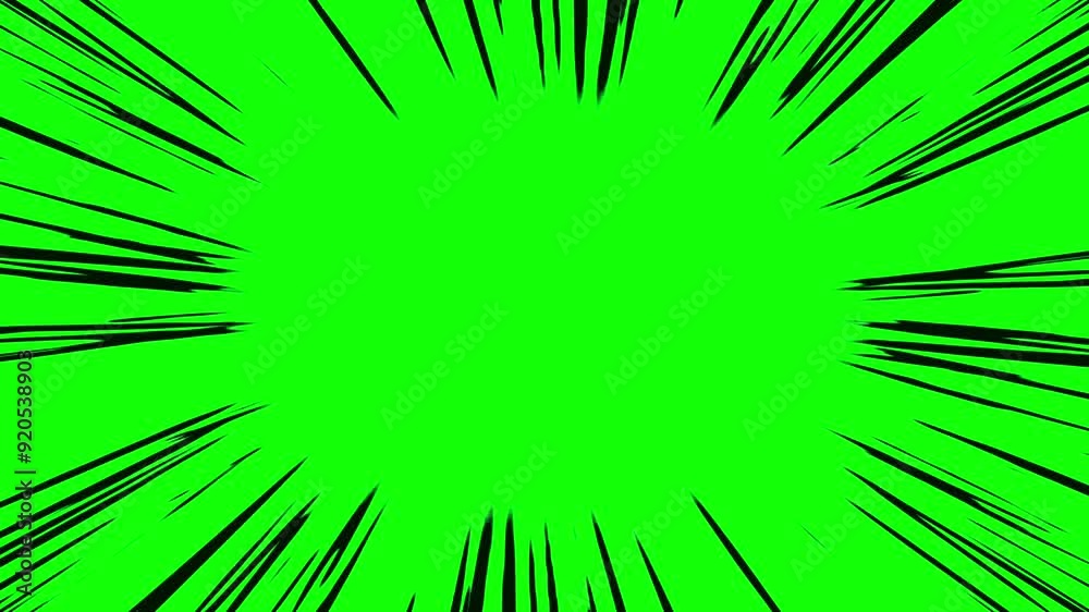 japanese anime speed line. Moving zoom speed line with transparent ...