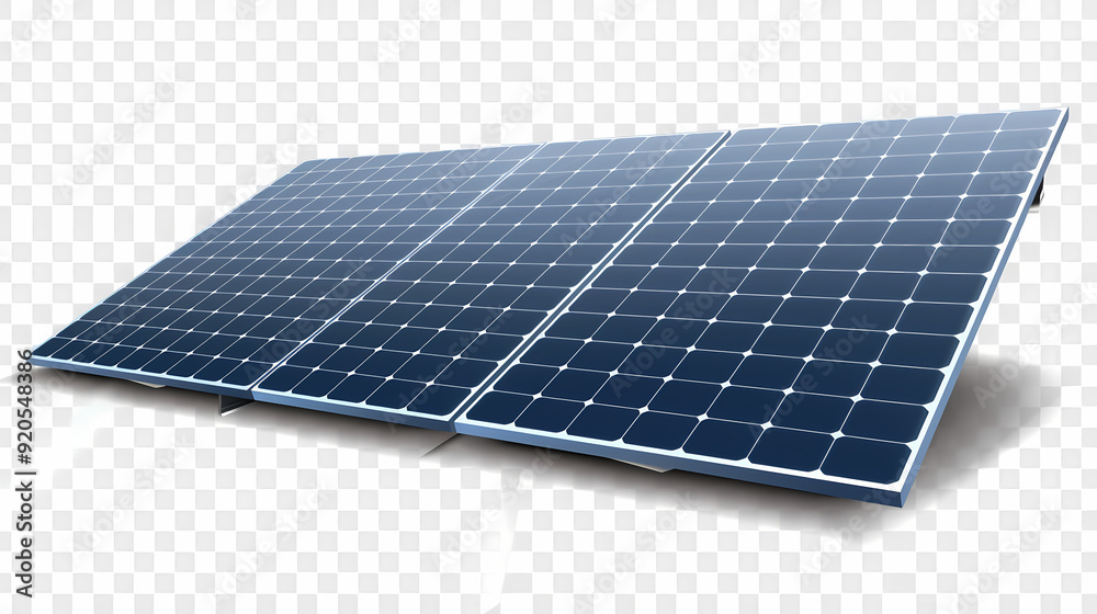 Blank solar panels representing renewable energy and sustainable ...