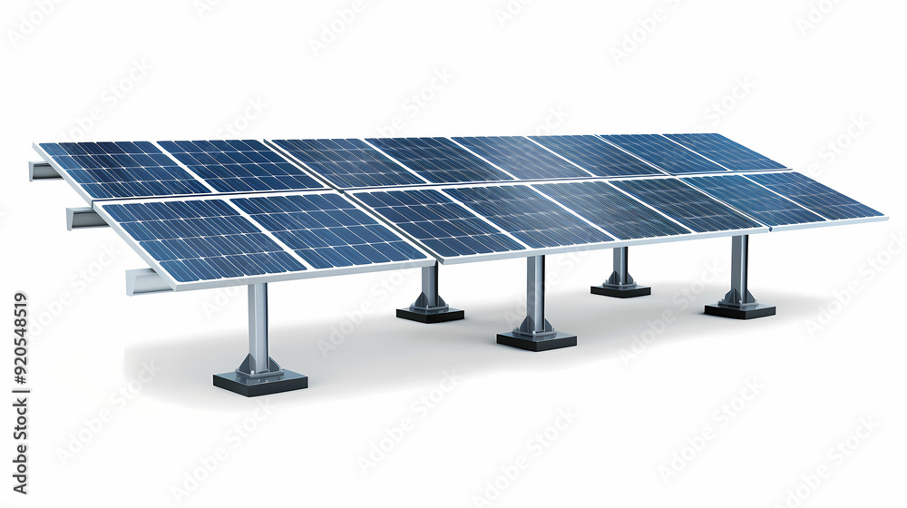 Blank solar panels representing renewable energy and sustainable ...