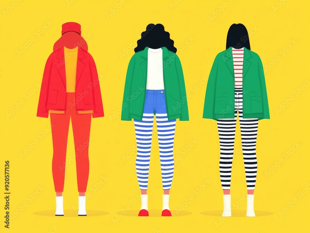 Diverse apparel ecommerce flat design for an online shopping platform ...