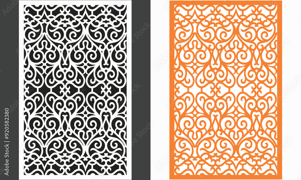 Geometric Pattern geometric pattern template. Modern wall jali design ...