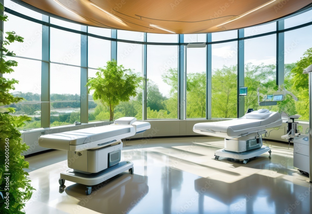 innovative healthcare environment featuring advanced medical equipment ...