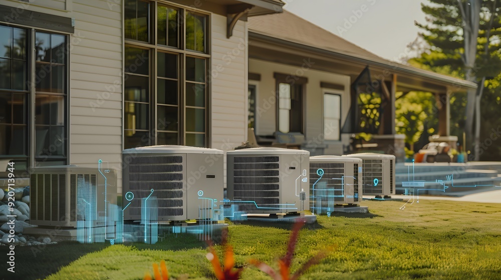A visual comparison of cooling systems with varying energy efficiency ...